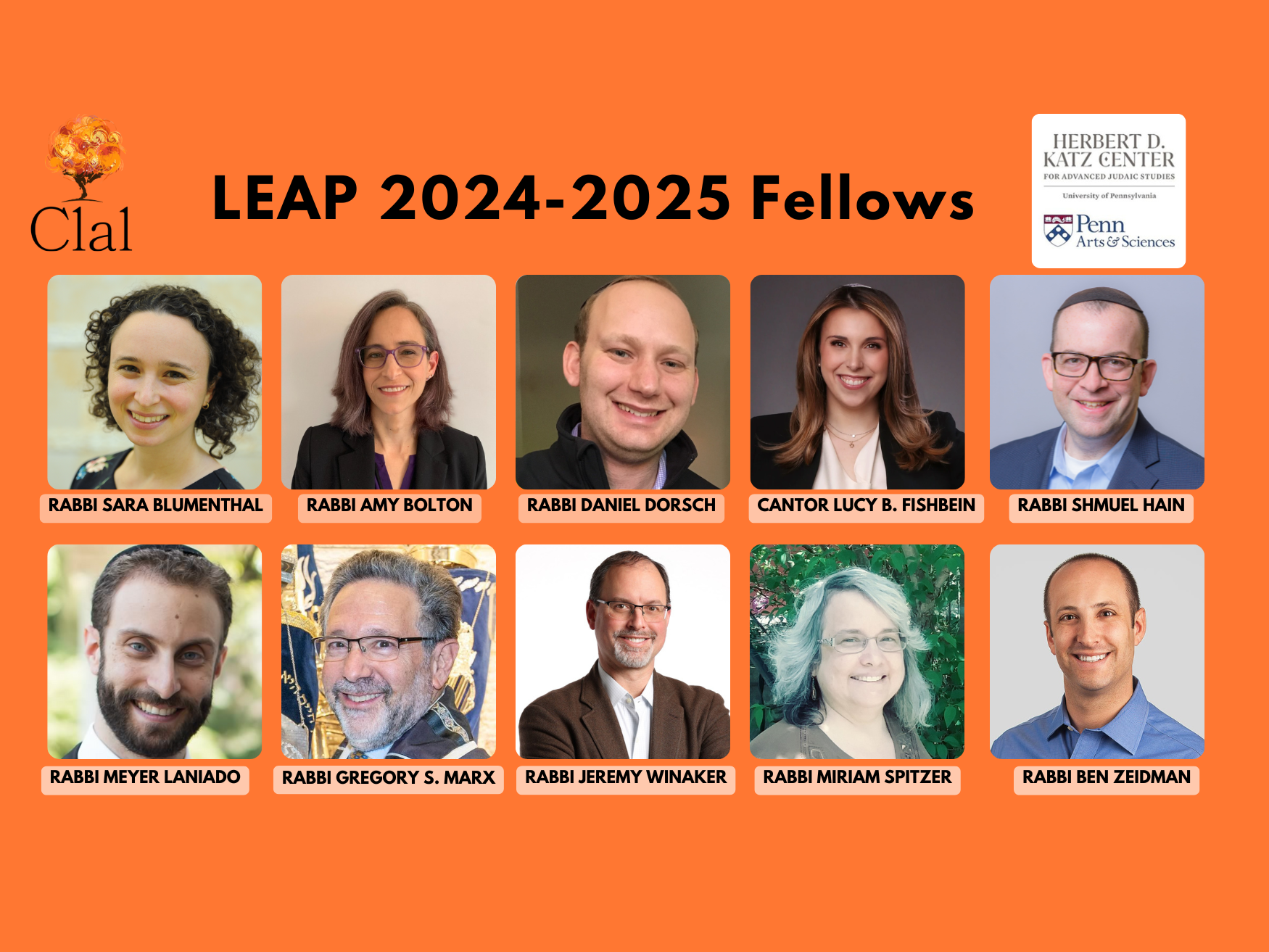 LEAP 2024-2025 Fellows - January 2025 - Clal